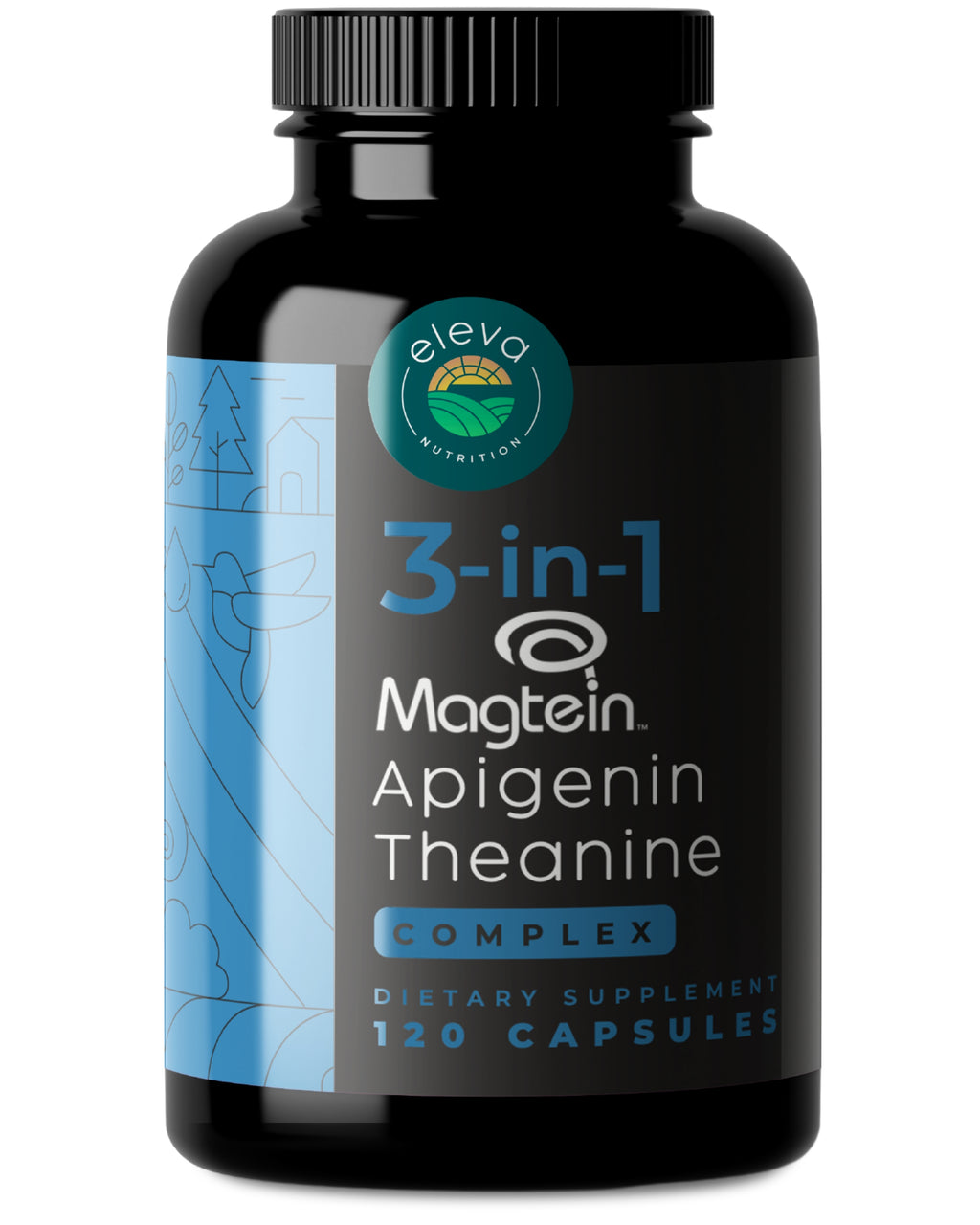 3-in-1 Magtein®, Apigenin, Theanine Sleep Complex Capsules – Eleva ...